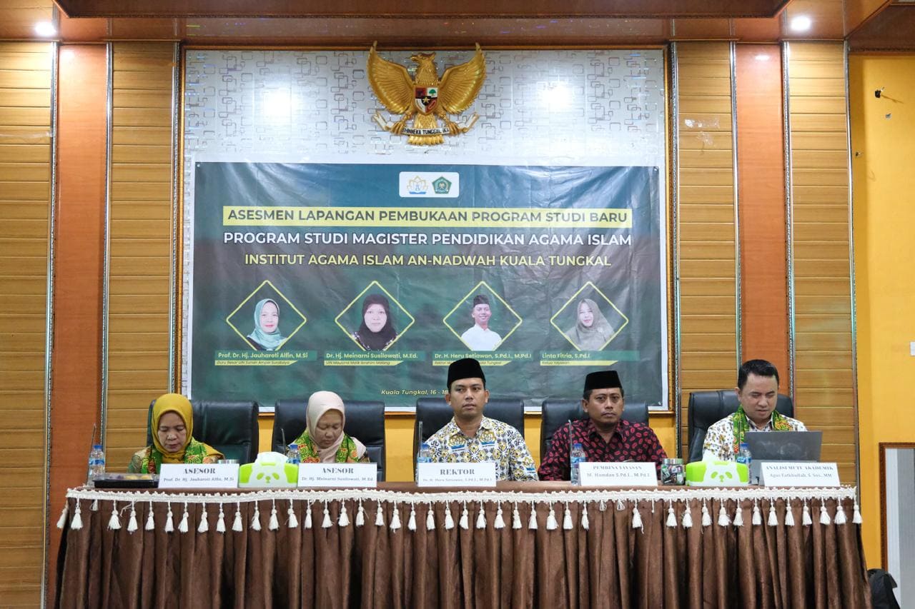 IAI An-Nadwah Kuala Tungkal Gelar Asesmen Lapangan untuk Pembukaan Program Studi Magister ...
